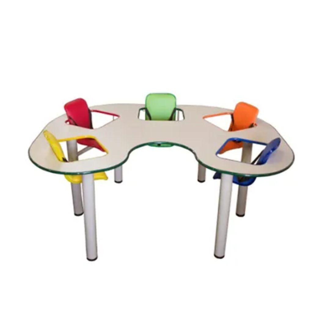 Mesa e Cadeiras Infantil “Aquarela” – Combraz